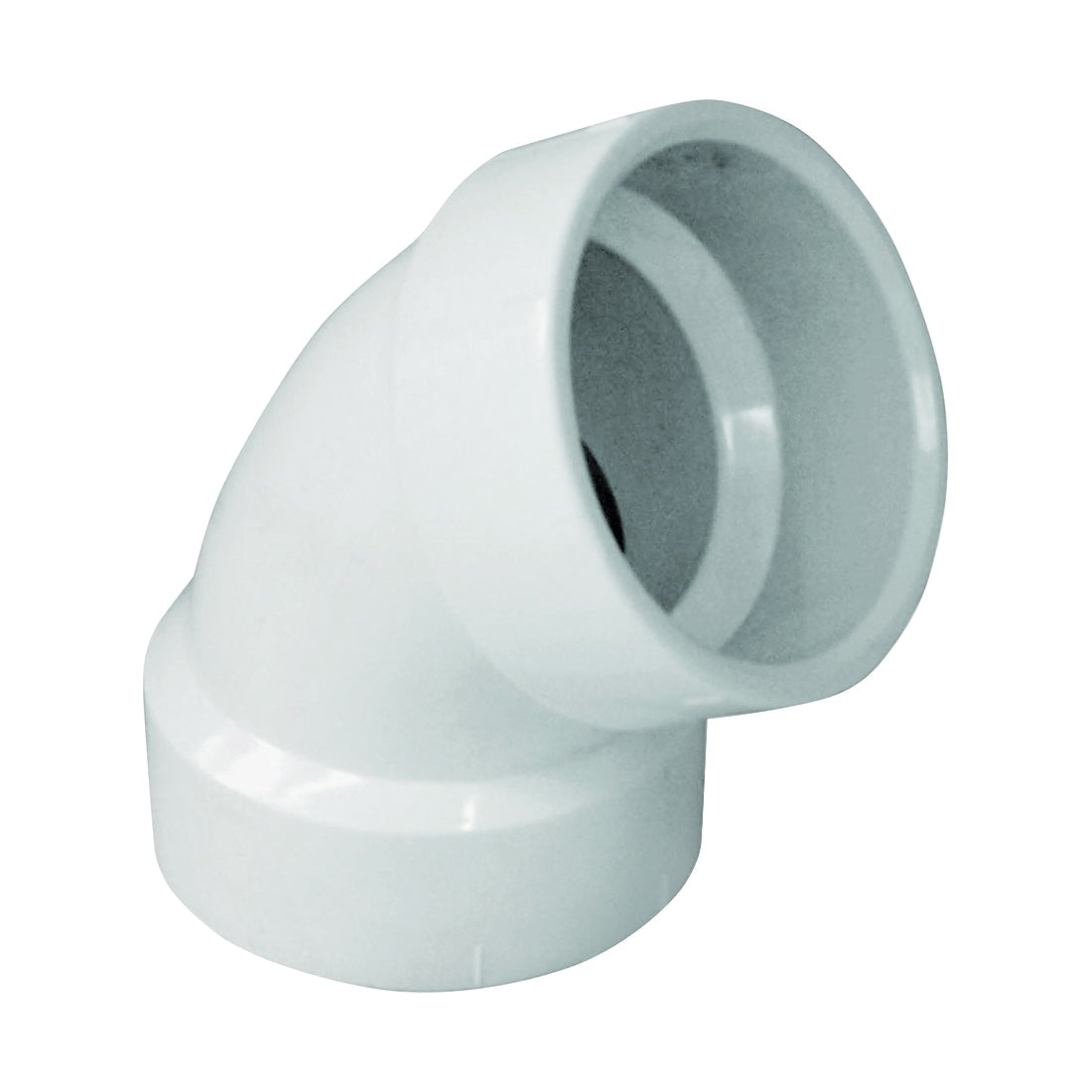 GENOVA 700 70920 Drain Pipe Elbow-2 in-Hub-60 deg Angle-PVC-SCH 40 Sch ...